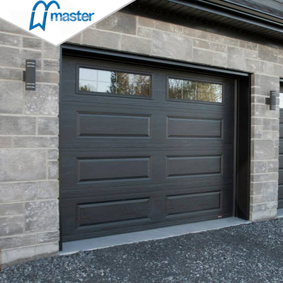 Classic Universal Remote Insulated White Aluminum Overhead Garage Doors ...